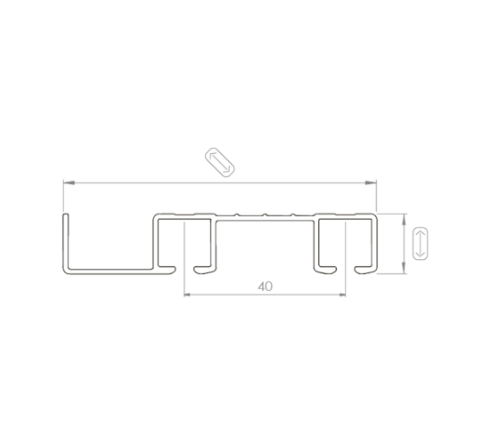 PERFIL SUPERIOR PARA JOGO DE CORRER S56 | FBL Fabulis - O acessório essencial.